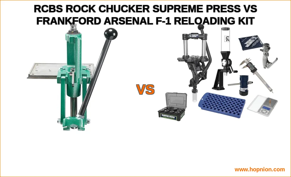 RCBS Rock Chucker vs Frankford Arsenal F-1 Kit Review - Honest Opinion